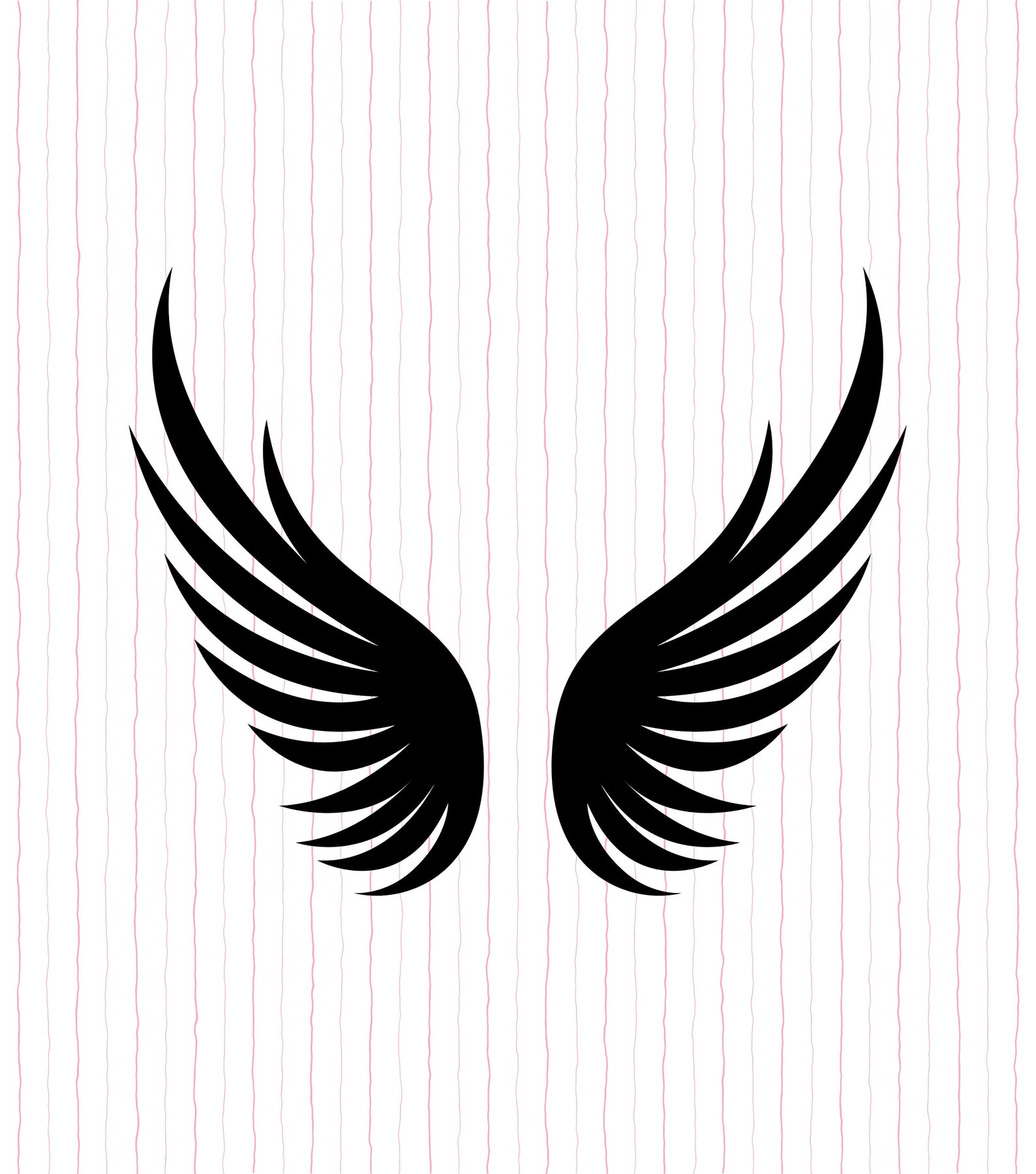 Angel Wings Svg, Dxf, Eps, Jpg, Png Instant Download, Angel Vector for ...