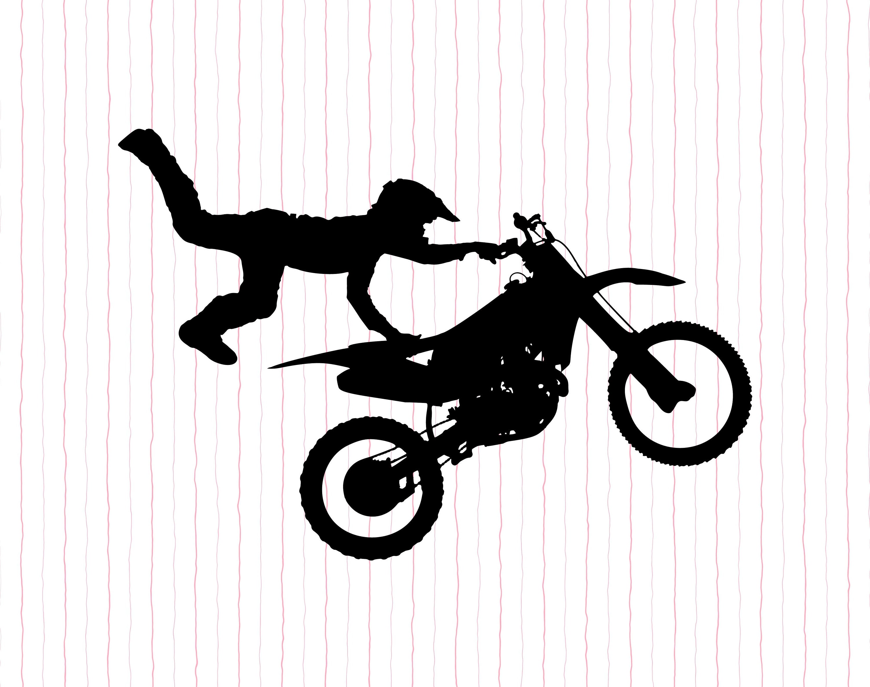 Dirt Bike Svg, Mountain Bike Svg, off Road Mtb Cut File for Cricut ...