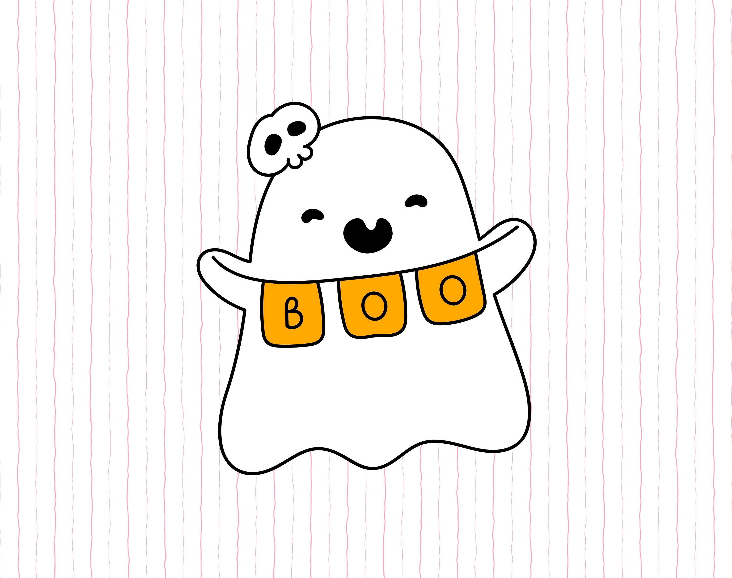 Cute GHOST 30 SVG Halloween Svg Boo Svg Trick or Treat SVG - Etsy