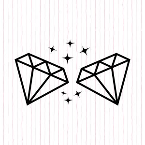 Diamond Cut Files: Gemstone Clipart Vector (digital Download) - Etsy