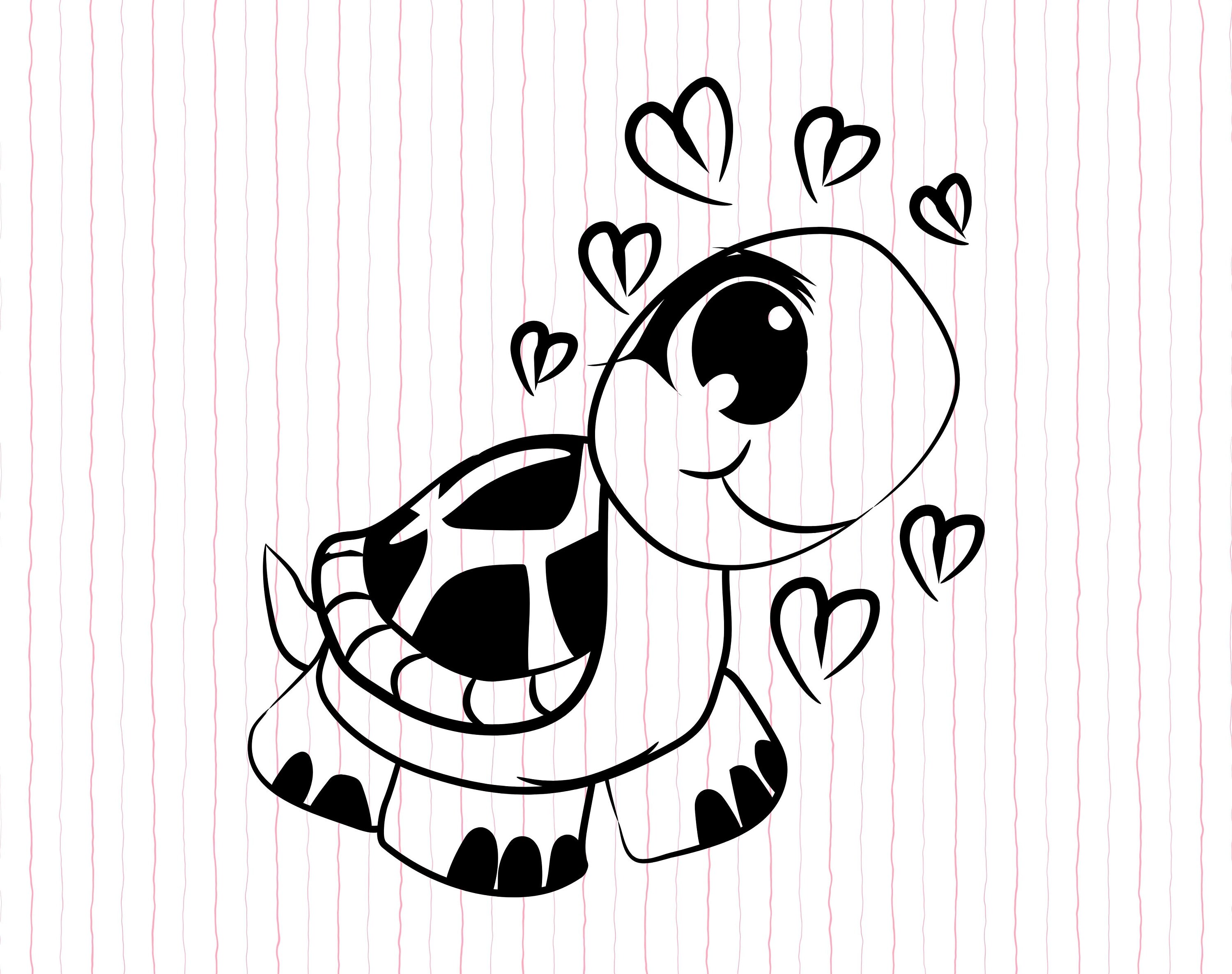 Cute Sea Turtle 31 Svg Bundle, Cute Sea Turtle Svg, Tortoise Png Svg ...