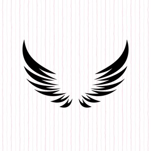 Angel Wings Svg, Dxf, Eps, Jpg, Png Instant Download, Angel Vector for ...