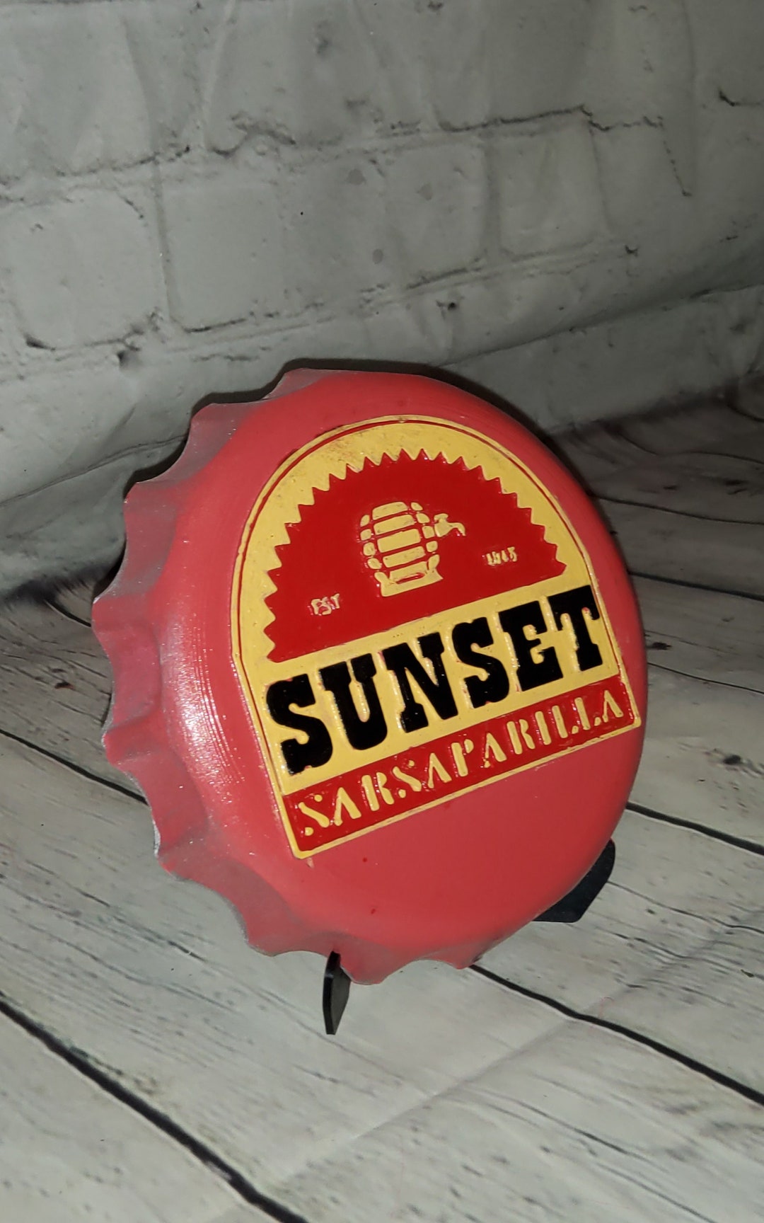 Oversized Sunset Sarsaparilla Star Cap - Etsy