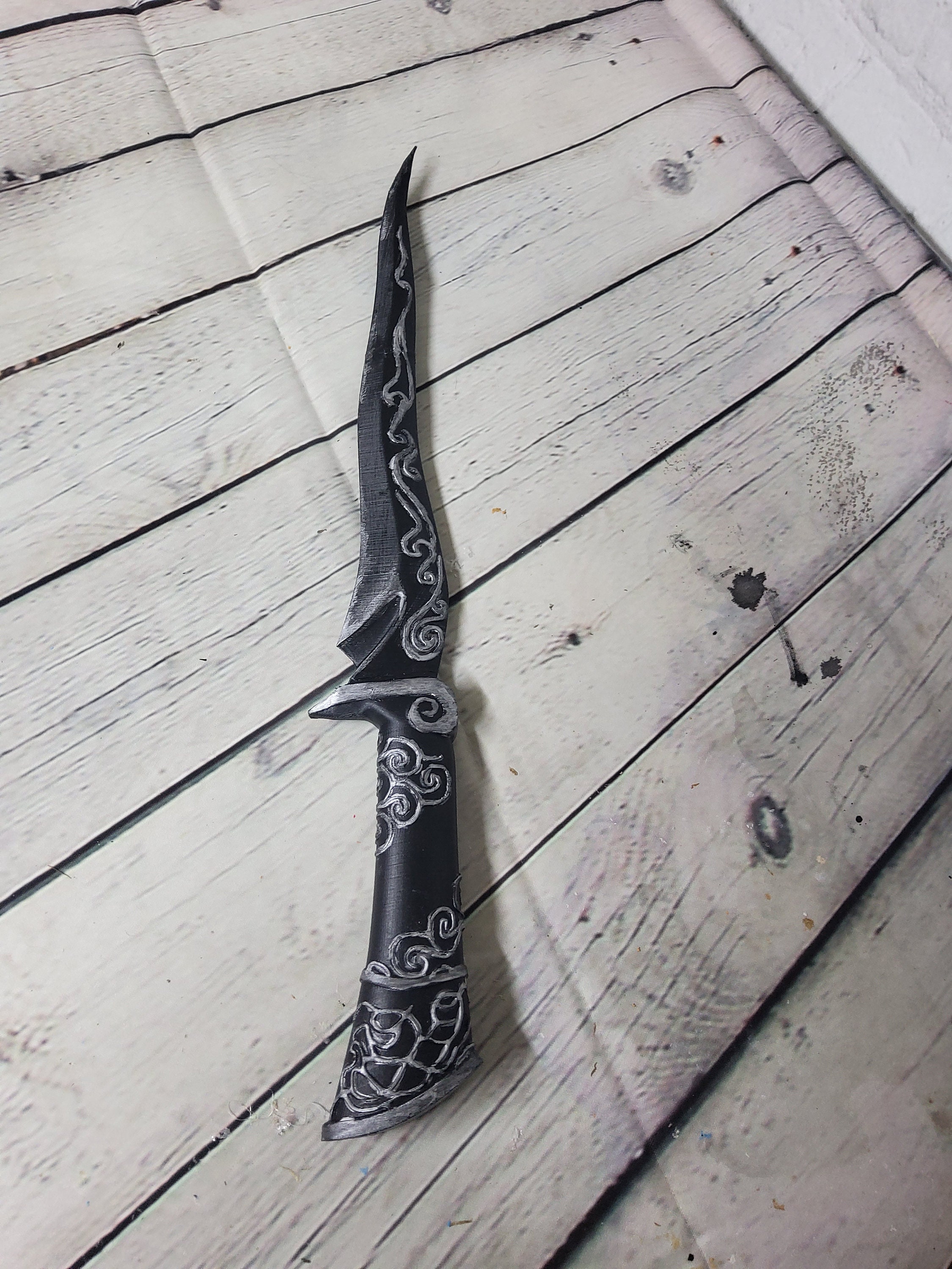Ebony Dagger From Skyrim - Etsy