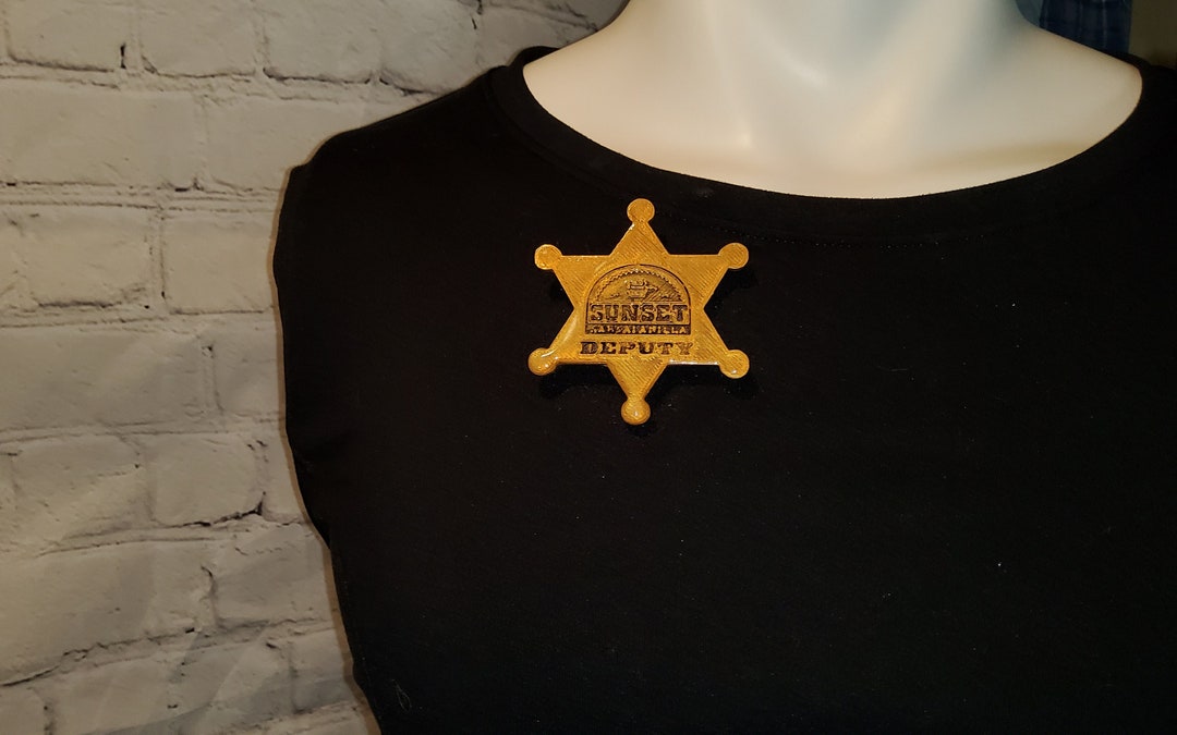 Fallout Inspired Sunset Sarsaparilla Deputy Badge - Etsy