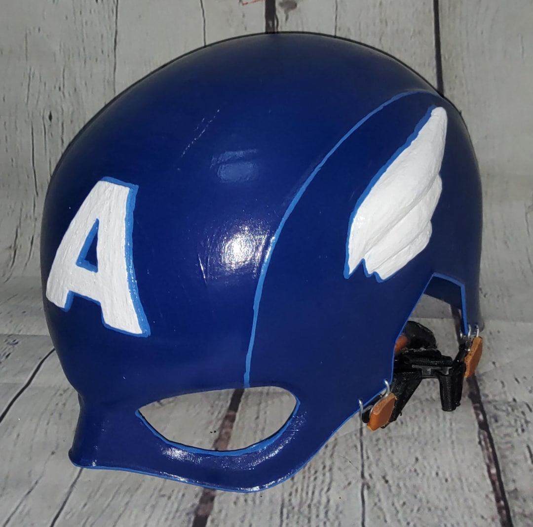 Captain America Helmet - Etsy