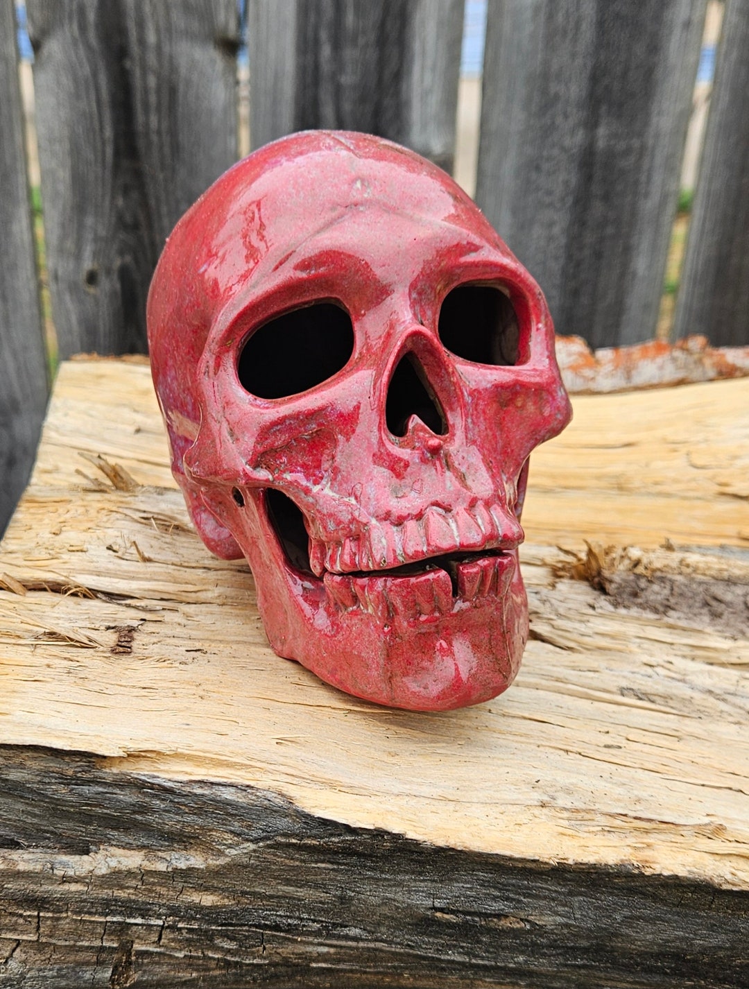 Scarlet Skull - Etsy