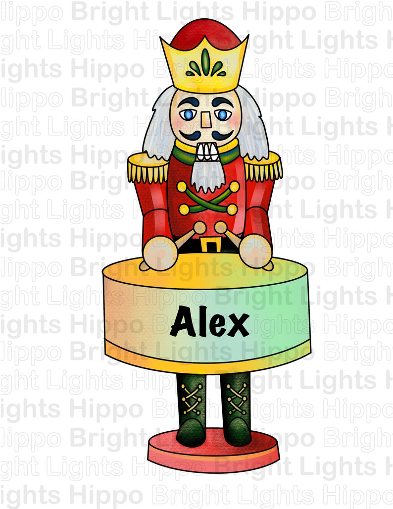 Nutcracker Name Plate PNG, Winter, Sublimation Designs, Christmas ...