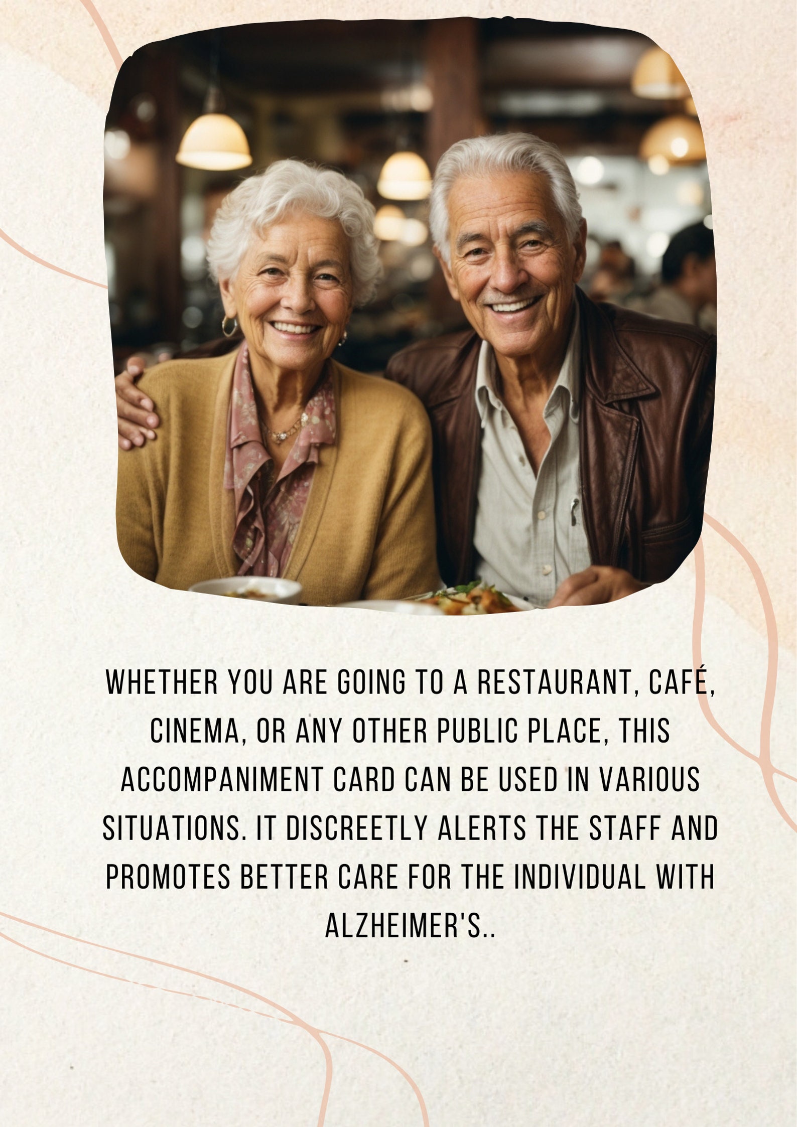 Alzheimer's Dementia Companion Card , Printable, Awarness, Purple ...