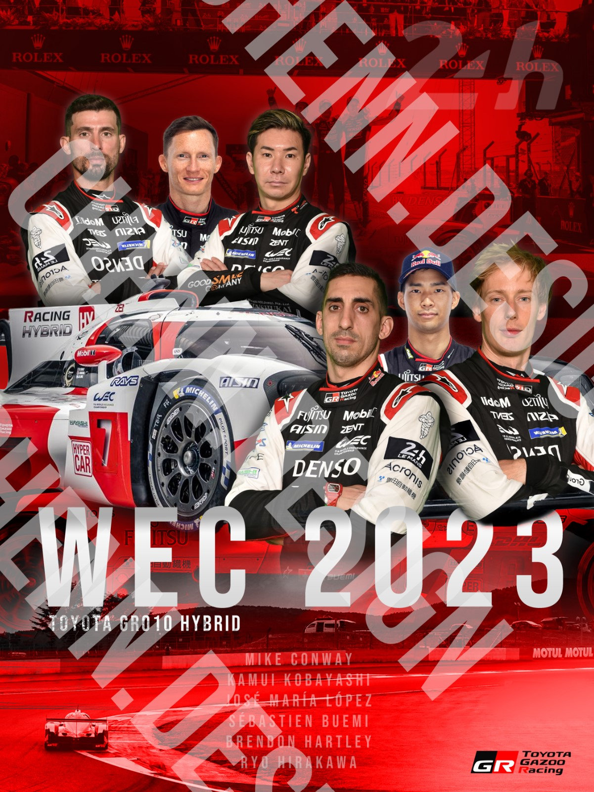 Toyota WEC Poster 2023 - Etsy