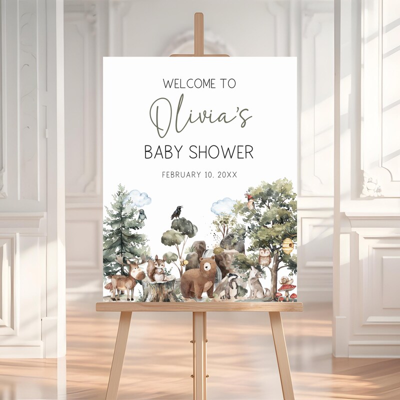 Woodland Sign - Etsy