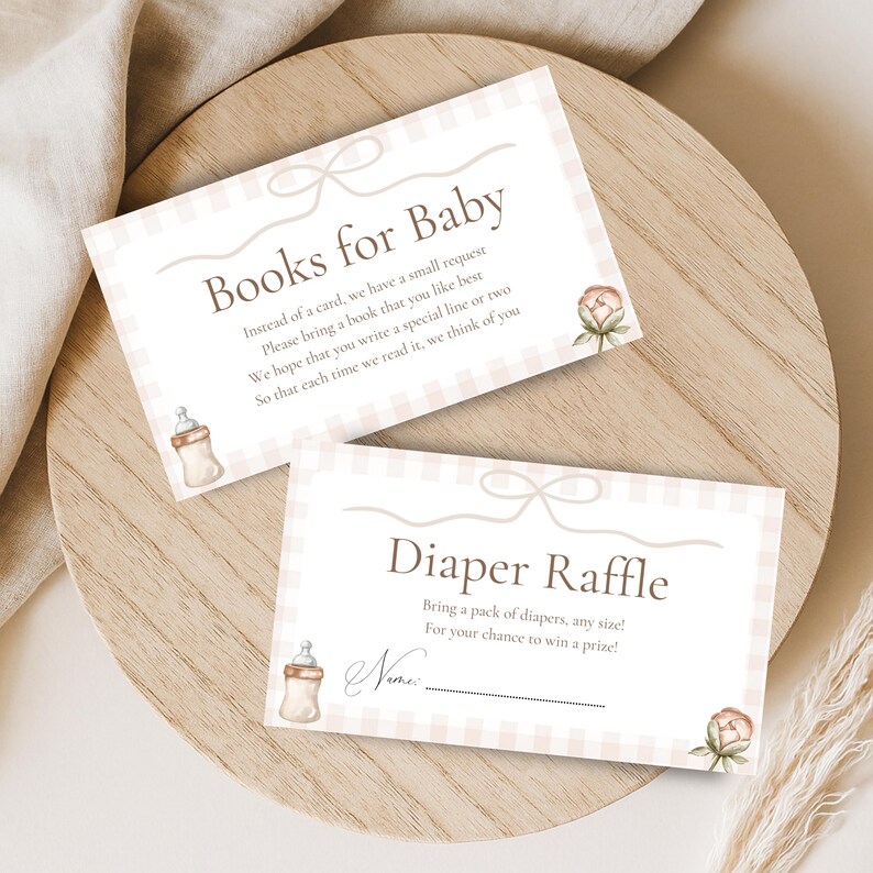 Stork Baby Shower Invitation Bundle, Editable Printable Invite, Gender ...