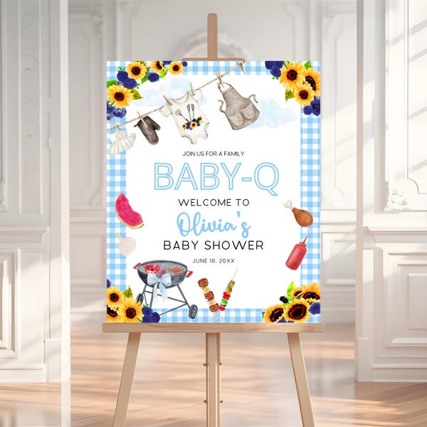 Blue Baby Que - Etsy