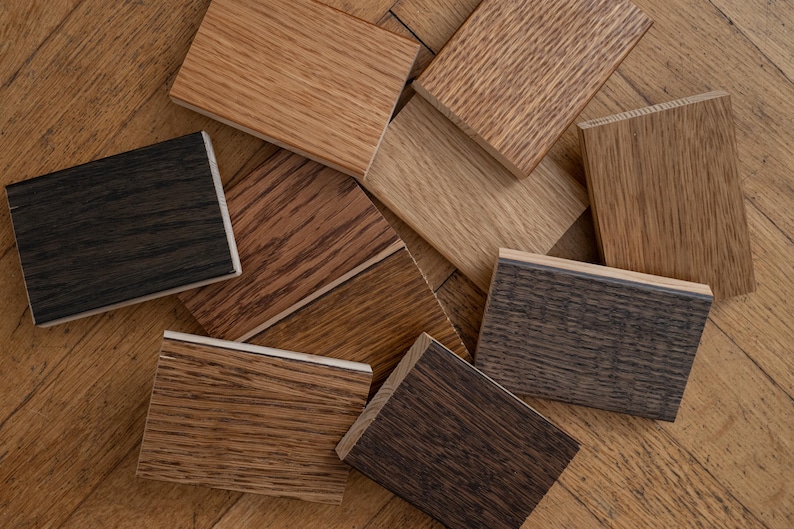 Complete Oak Wood Color Samples Set A–J + 0 | Scandinavian Finishes ...
