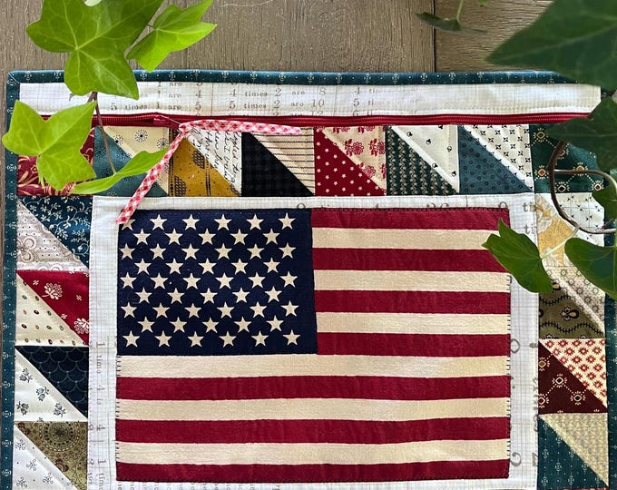 USA Project Bag- Fully Lined - Etsy