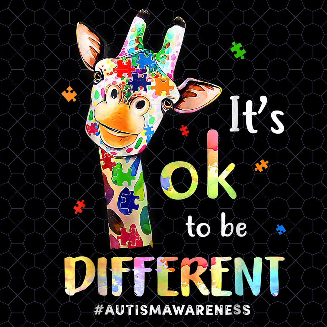 Autism Awareness Acceptance Its Ok to Be Different Png, Autism ...