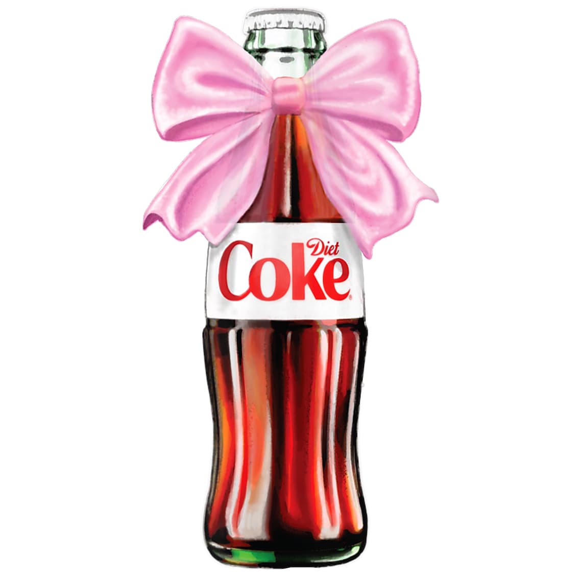 Diet Coke Coquette Bow PNG Design, Diet Coke Bottle Sublimation Design ...