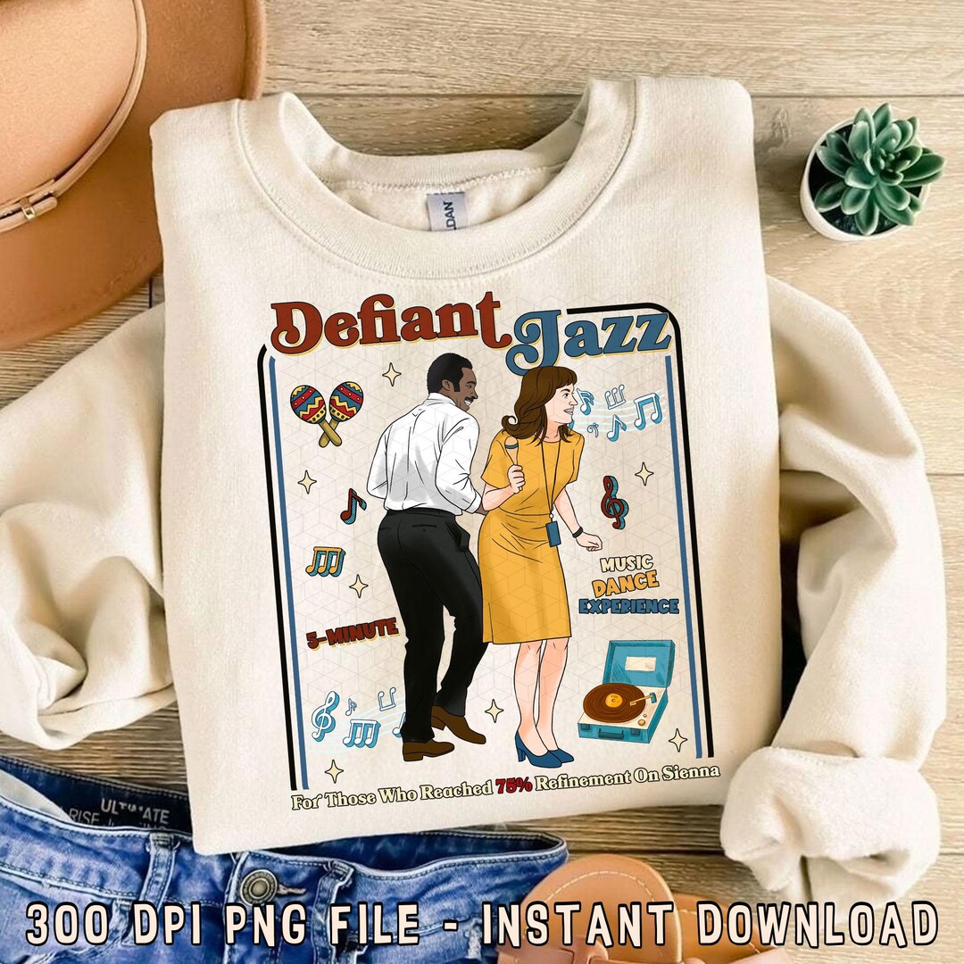 Defiant Jazz Png, Severance Tv Show Png, Defiant Fab Gift, Retro Png ...