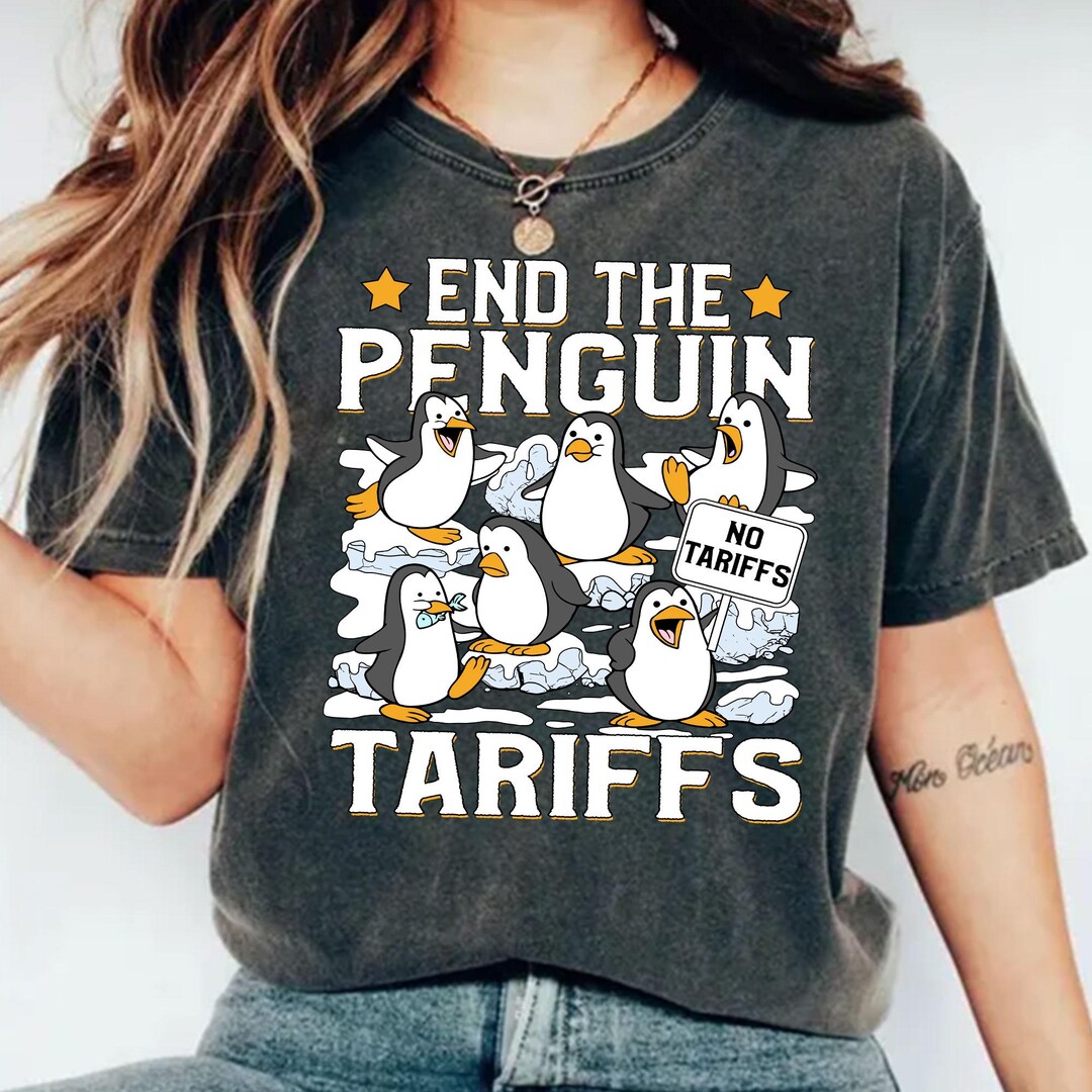 End the Penguin Tariffs Anti Trump Shirt, Flippers up T-shirt, Heard ...