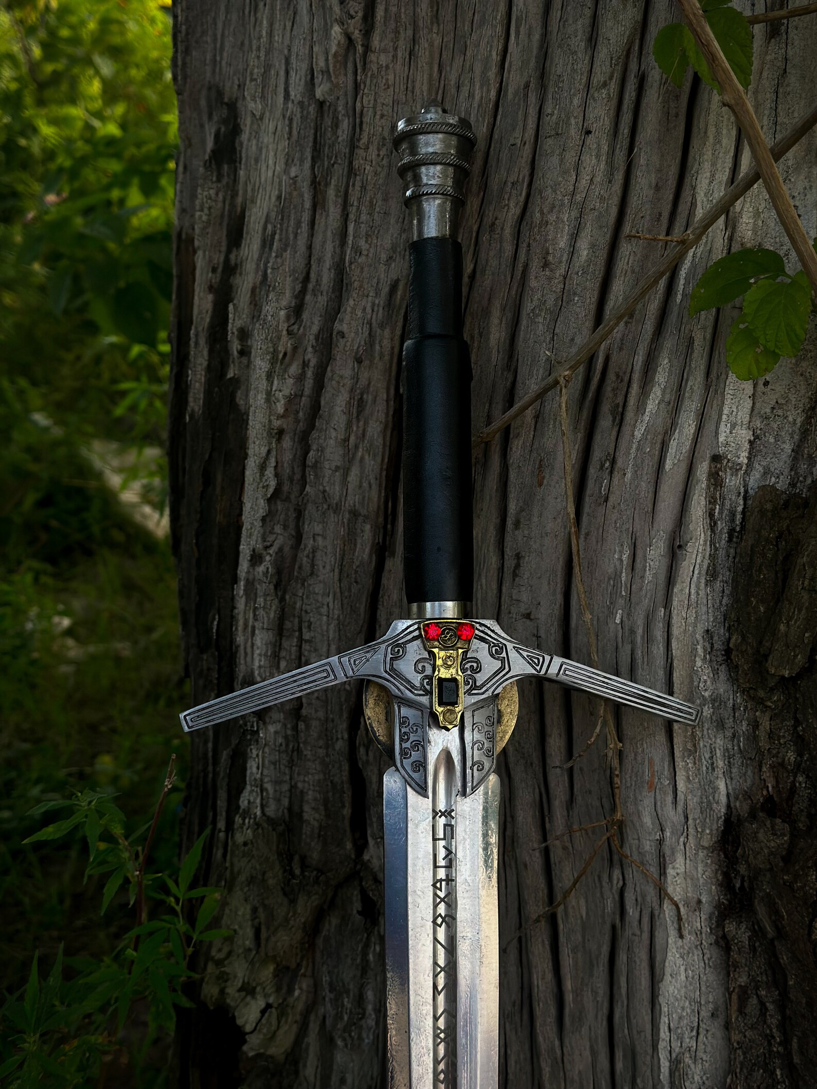 Black Witcher Sword With Scabbard Geralt of Rivia Replica, Perfect ...