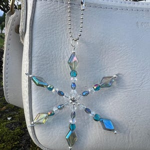 Crystal Sparkle Snowflake Charm - Etsy