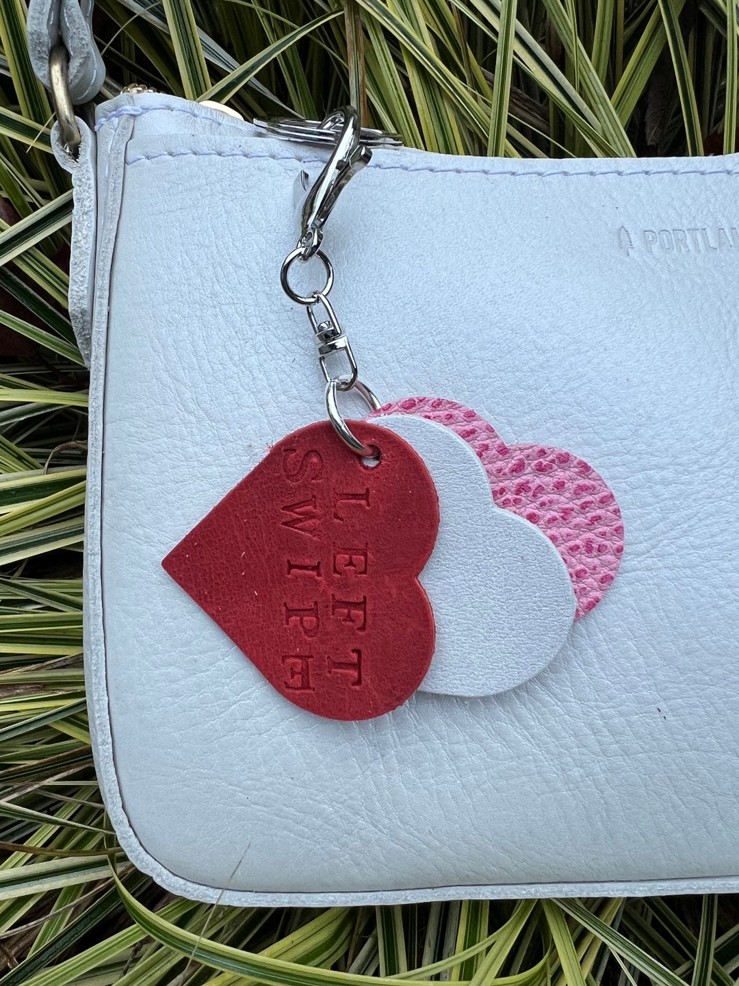 Leather Heart Bag Art - Etsy