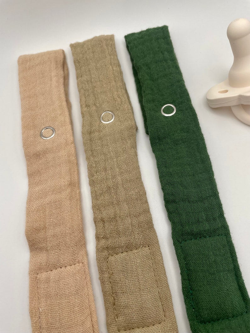 Set of 3 Pacifier Clips, Strong Chic Pacifier Strap, Binky Clip, Paci ...