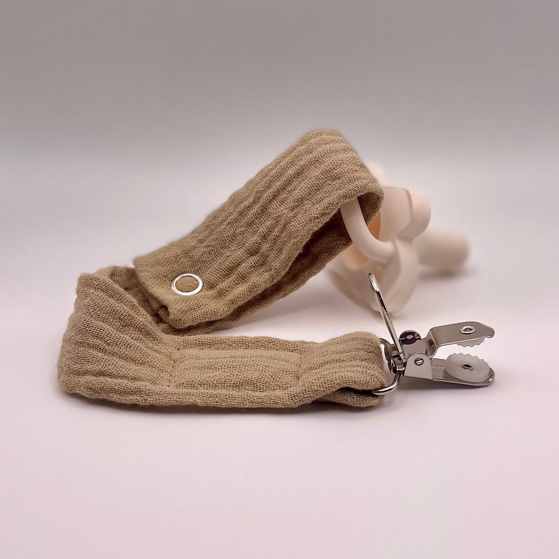 Set of 3 Pacifier Clips, Strong Chic Pacifier Strap, Binky Clip, Paci ...