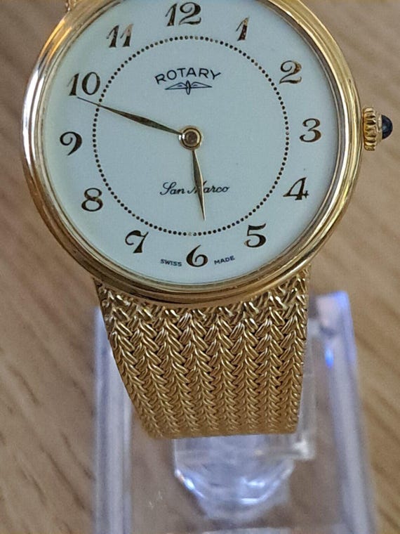 Men’s Rotary San Marco Watch 17 Jewels Pristine Swiss… - Gem