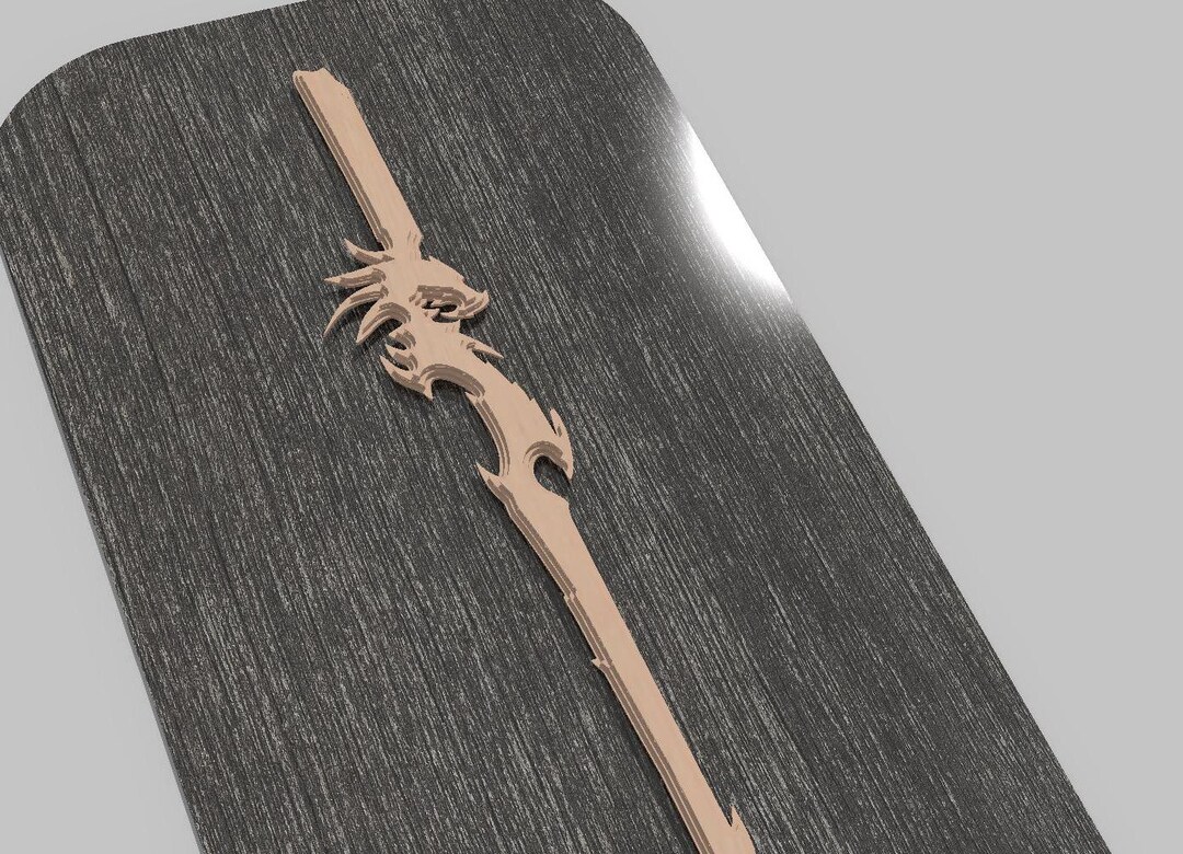 Dragon Sword Laser Cut SVG for Plywood, Layered Sword. - Etsy
