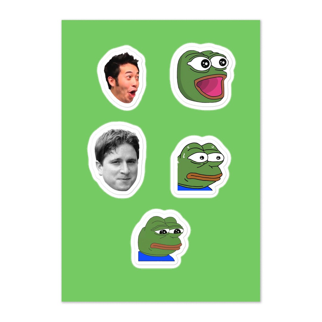 Gaming Emote Sticker Sheet - Etsy