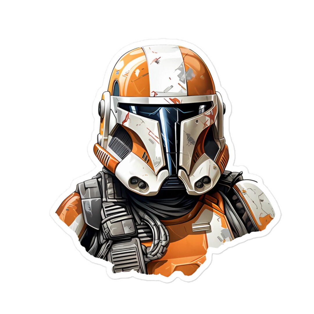 Star Wars Inspired Clone Trooper Sticker - Etsy