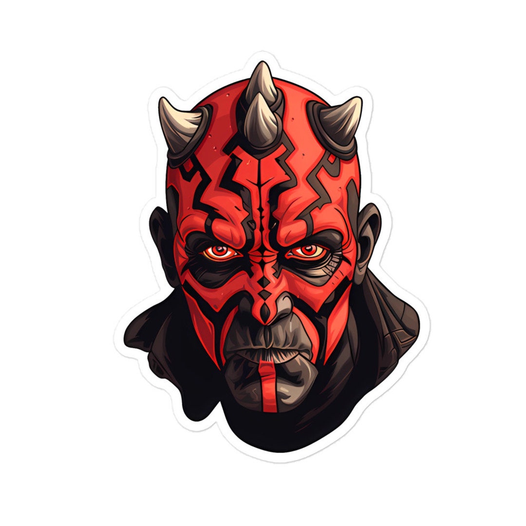 Darth Maul Inspired Dathomir Sith Sticker - Etsy