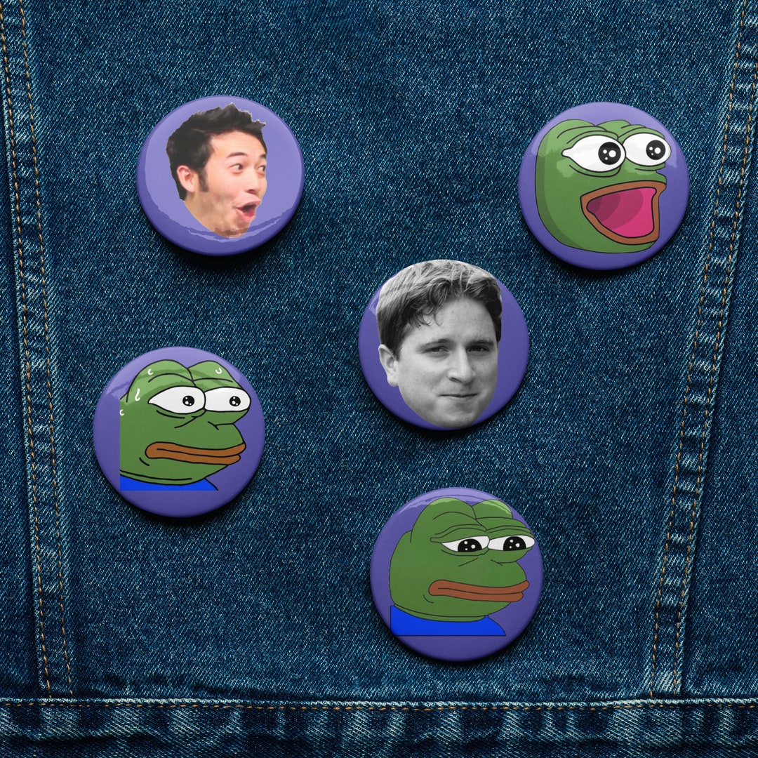 Twitch Emote Pins Classic Designs - Etsy
