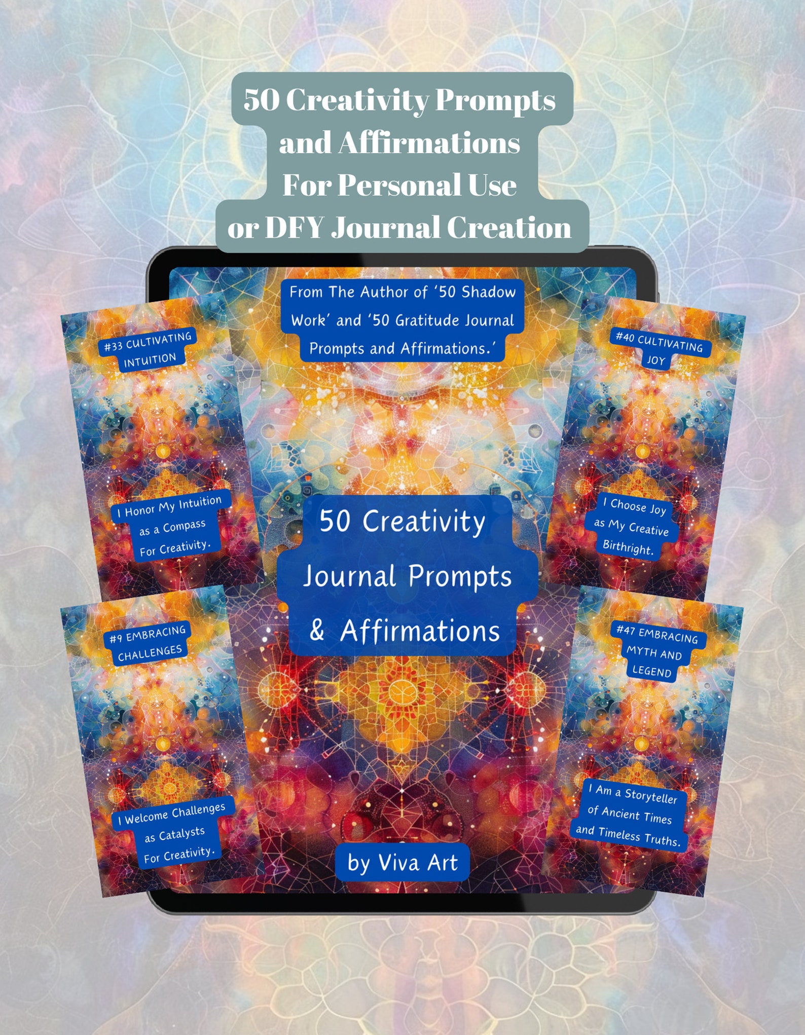 50 Creativity Journal Prompts, Journal Prompts, Affirmations E-book ...