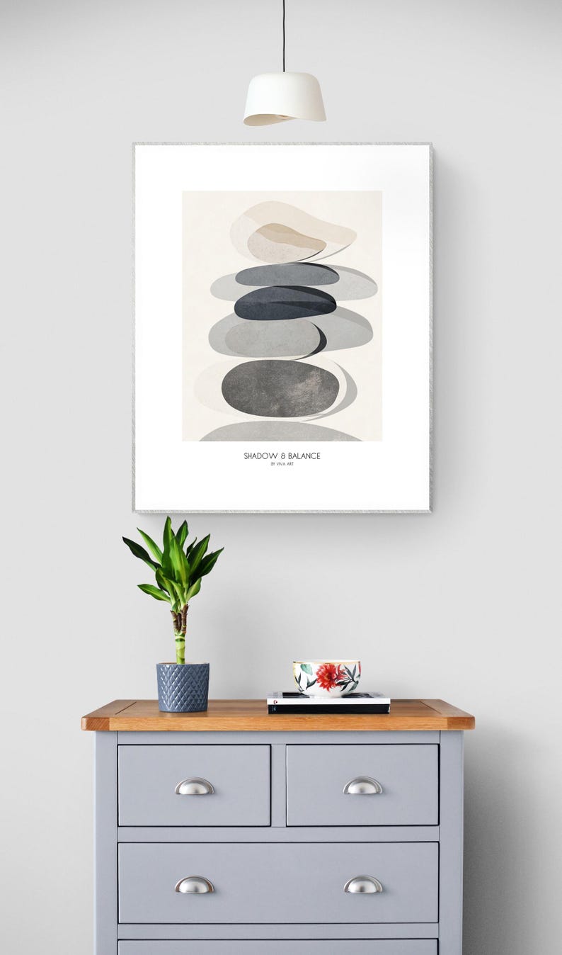 Mindful Wall Art Zen Mindful Art Yoga Poster Art for Mindfulness Gift ...