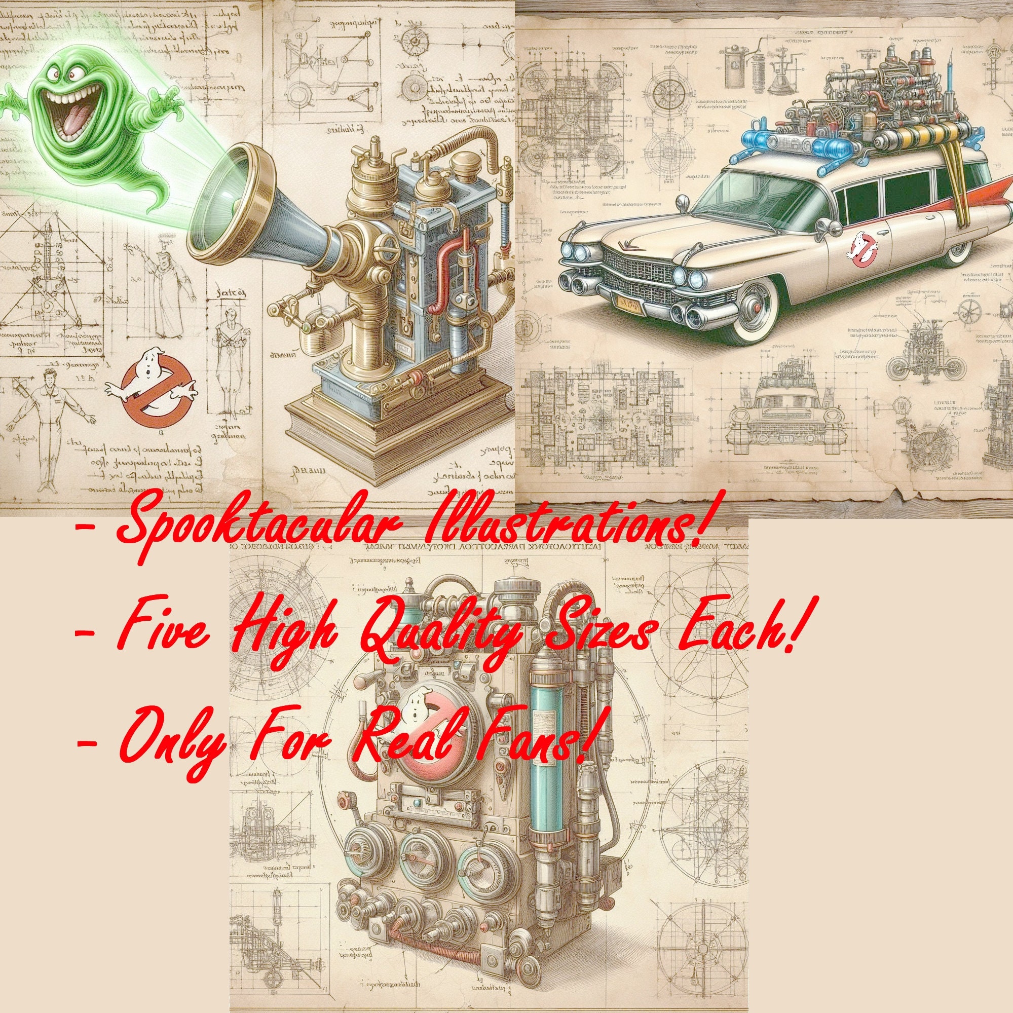 GHOST HUNTING Super PACK, Beautiful Complete Steampunk Ghost Busting Mega Pack, Fan Favs Proton ...