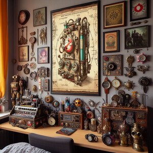 STEAMPUNK PROTON PACK, Ghost Buster Backpack, Victorian Ghostbusting ...