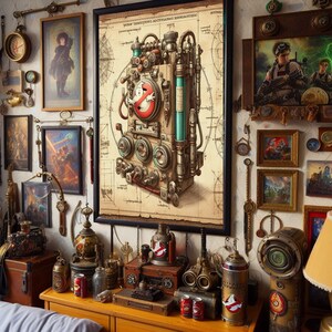 STEAMPUNK PROTON PACK, Ghost Buster Backpack, Victorian Ghostbusting ...