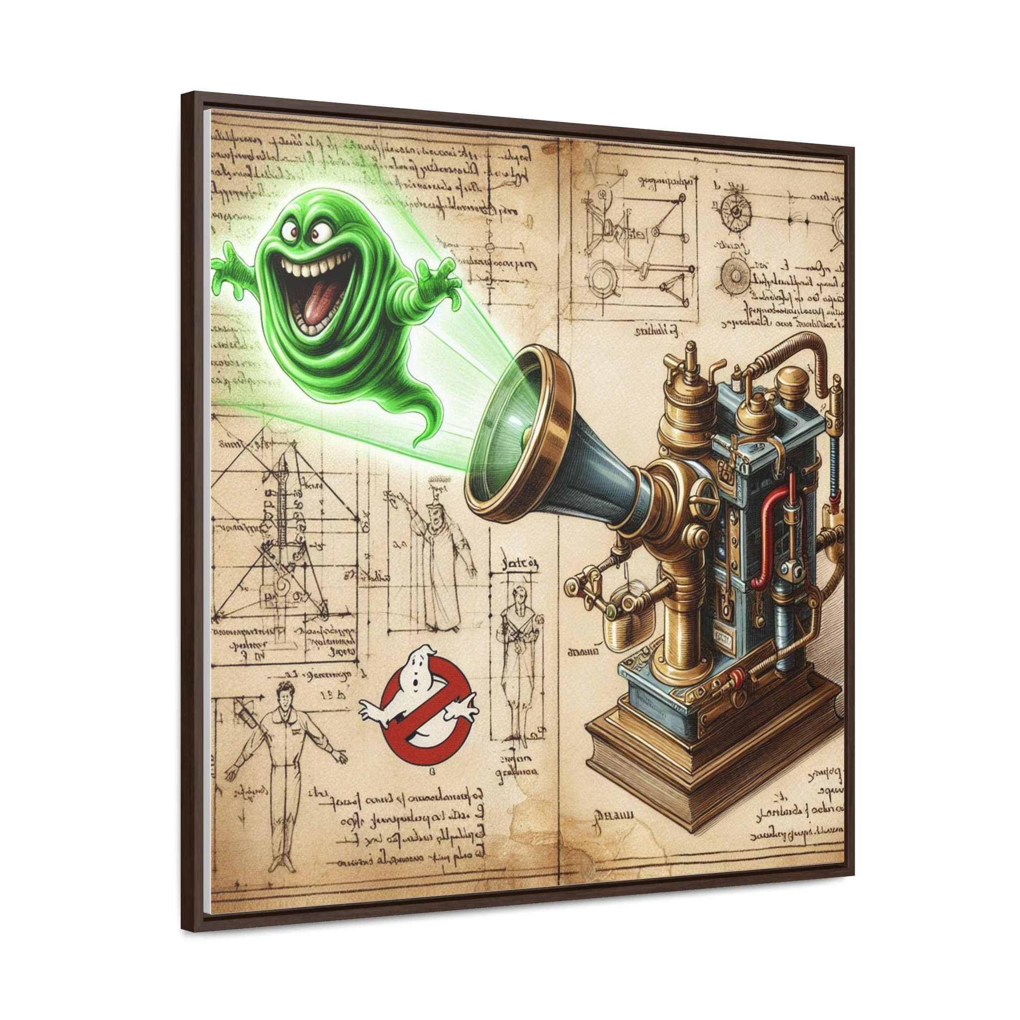 STEAMPUNK GHOST TRAP, Ghost Buster Ghost Trap, Victorian Ghostbusting Digital Art, Slimer and ...