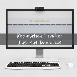 Requisition Tracker | Purchase Requisition Form | Application Tracker ...