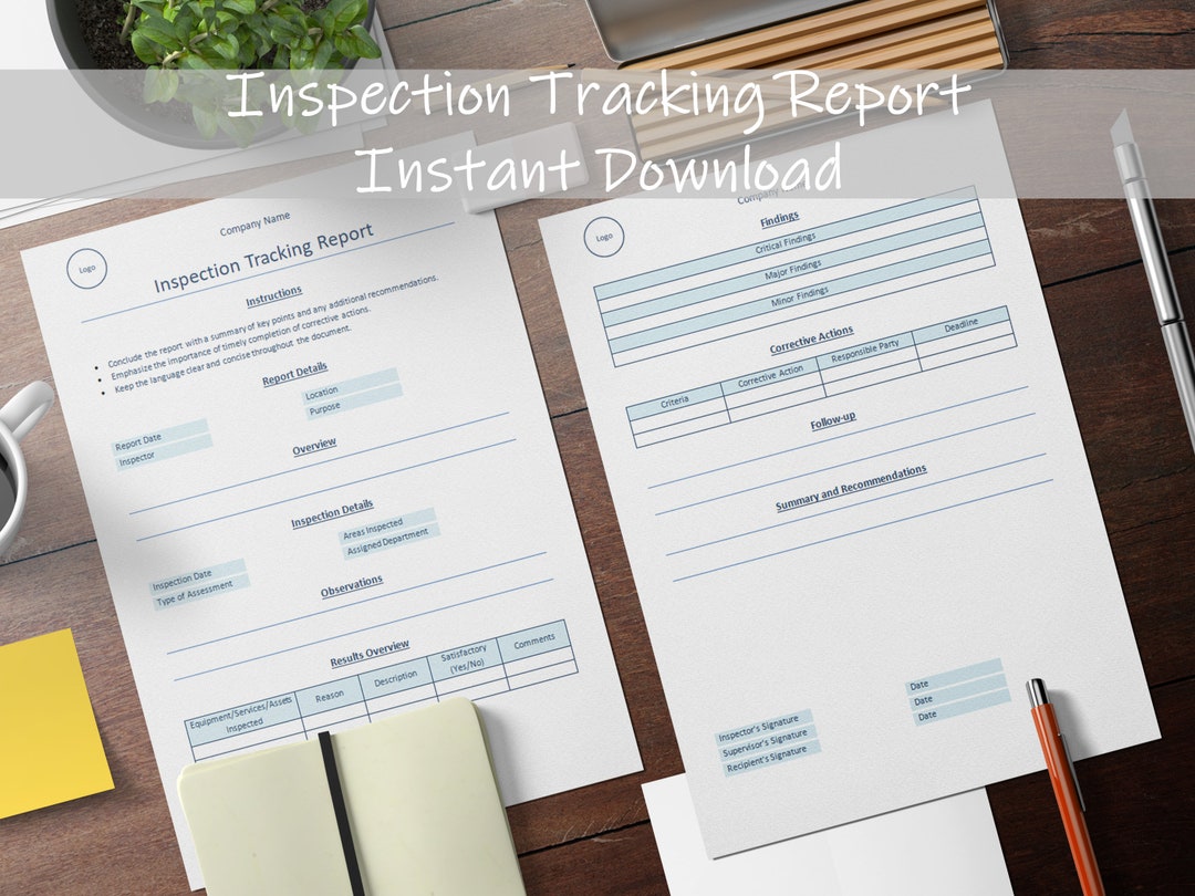 Inspection Tracking Report | Property Inspection | Home Inspection ...