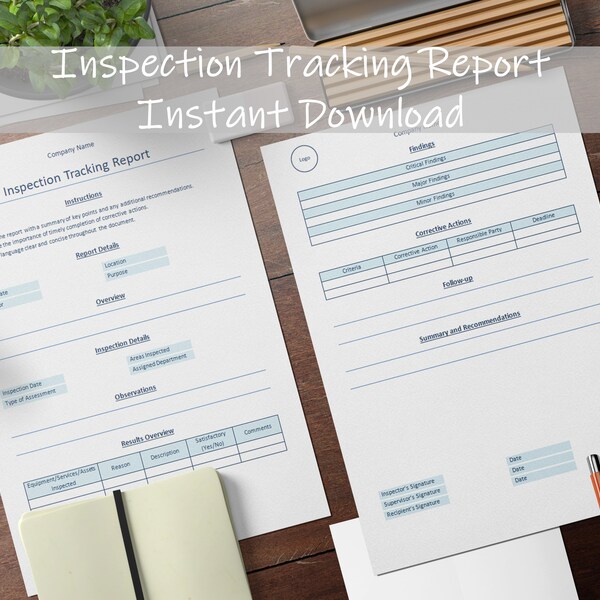 Inspection Tracking Report - Etsy