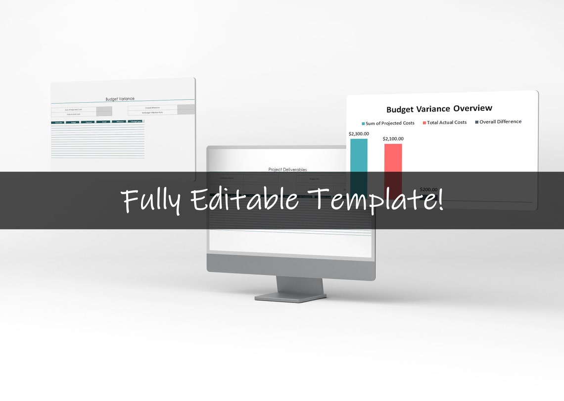Deliverables Template | Action Item Template | Project Task Tracker ...
