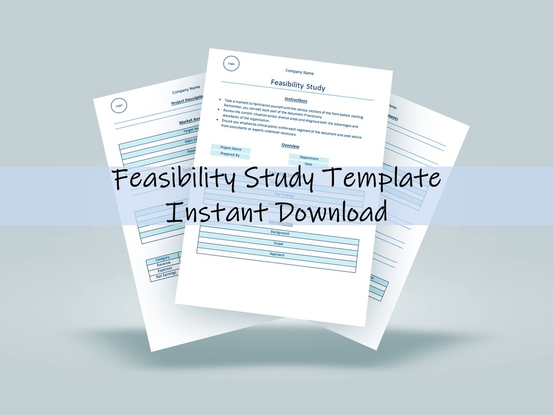 Feasibility Study Project Executive Summary Report Project Proposal ...
