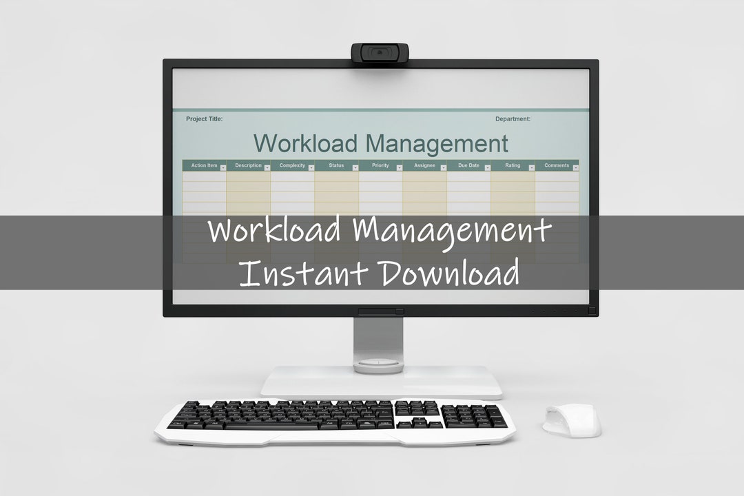 Workload Management | Tasks Tracker Excel | Status Report Excel ...
