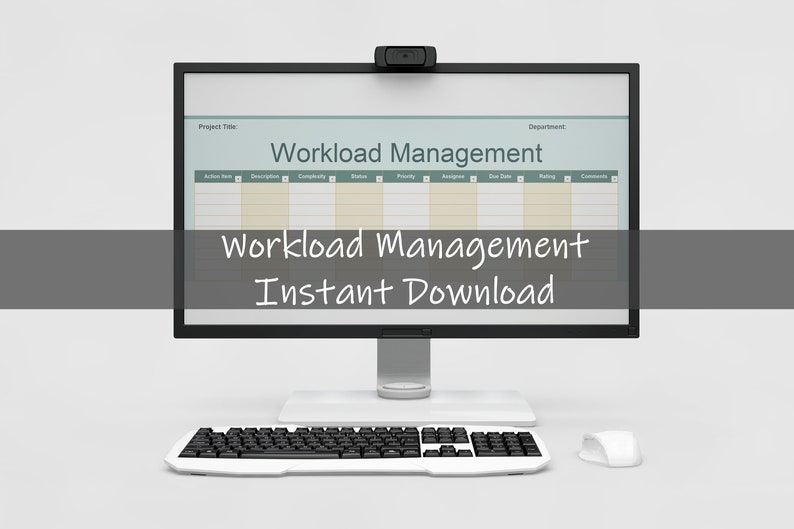 Workload Management | Tasks Tracker Excel | Status Report Excel ...