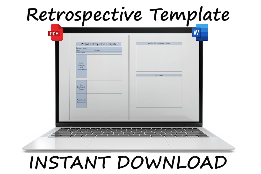 Retrospective Template | Project Charter Template | Project Summary ...