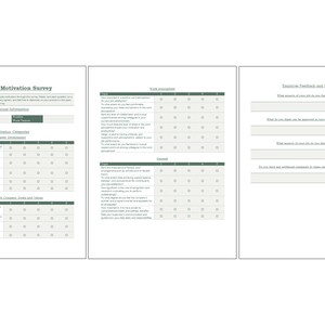 Employee Motivation Survey | Company Culture Questionnaire | Instant ...