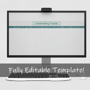 Credentialing Tracker | Certification Tracker | Documentation Tracker | Instant Download ...